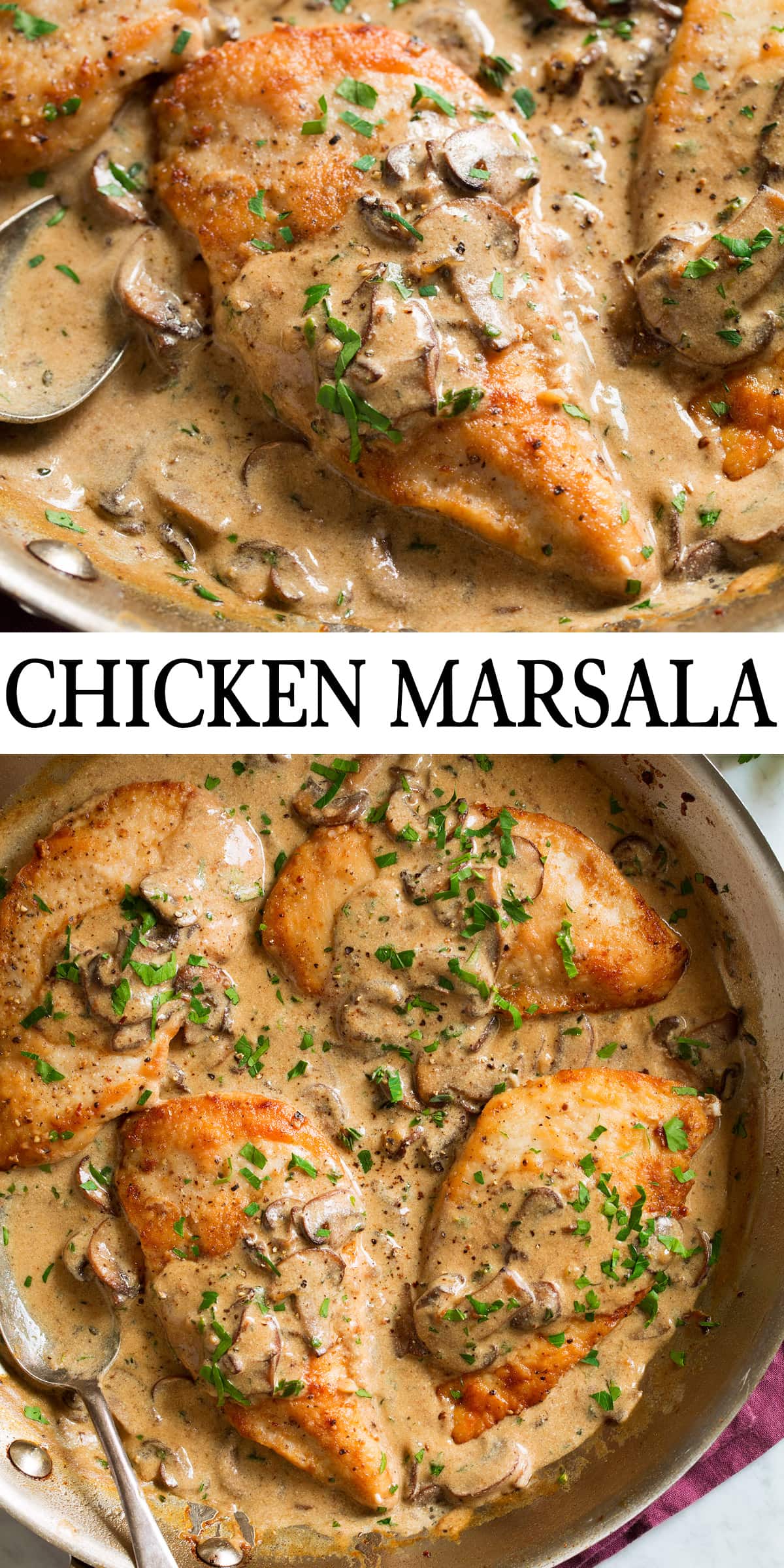Chicken Marsala Recipe {with Creamy Marsala Sauce} - Cooking Classy