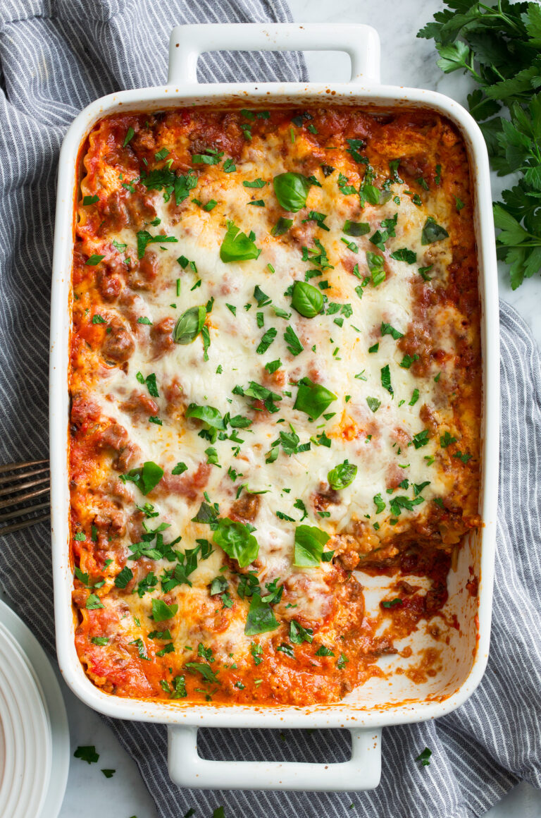 The Easiest Lasagna Recipe Ever - Cooking Classy