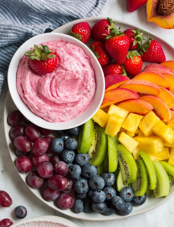 Easy Fruit Dip 2 Ingredient Recipe Cooking Classy