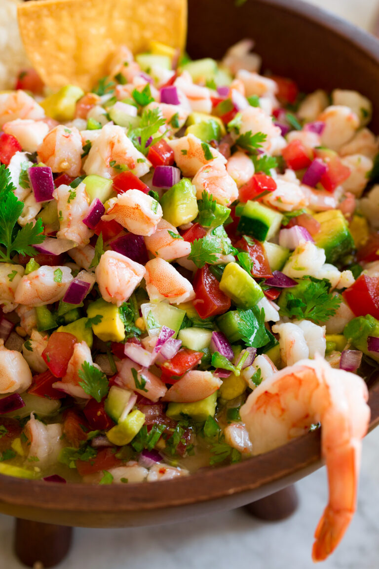 Ceviche Recipe (Shrimp or Fish) - Cooking Classy