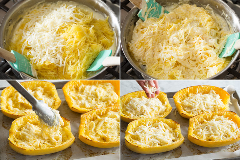 Cheesy Spaghetti Squash Recipe - Cooking Classy