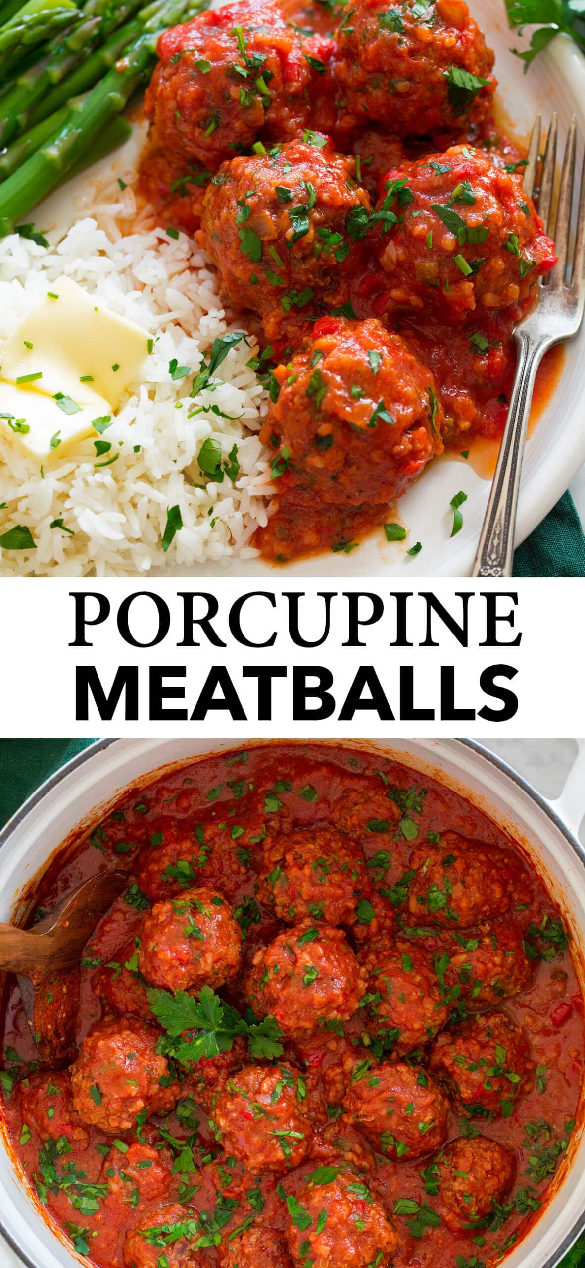 Porcupine Meatballs {The BEST!} - Cooking Classy
