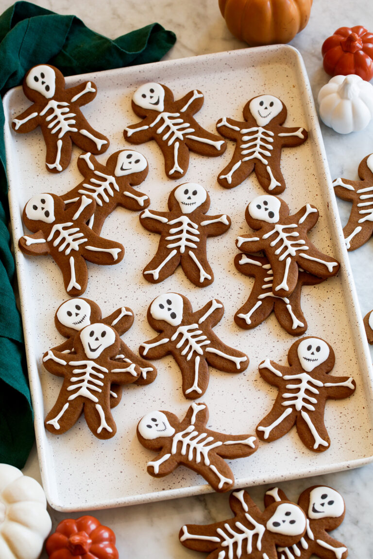 Skeleton Gingerbread Cookies - Cooking Classy