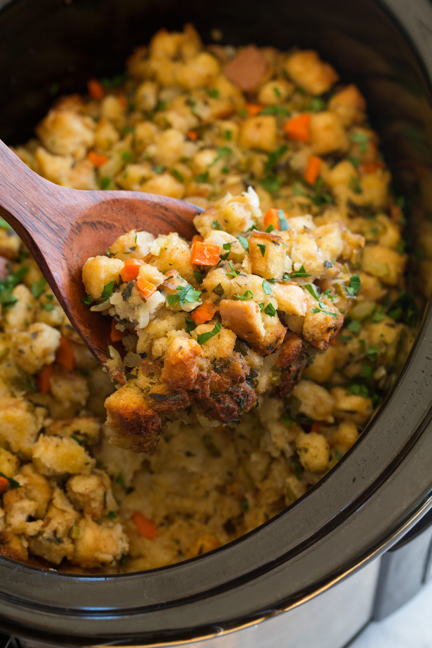 Crockpot Stuffing Recipe - Cooking Classy