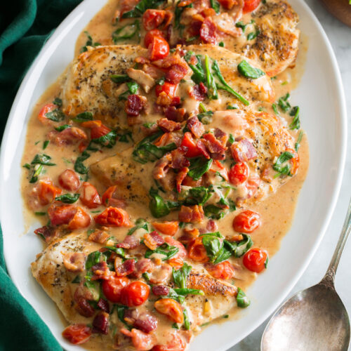 Smothered BLT Chicken - Cooking Classy