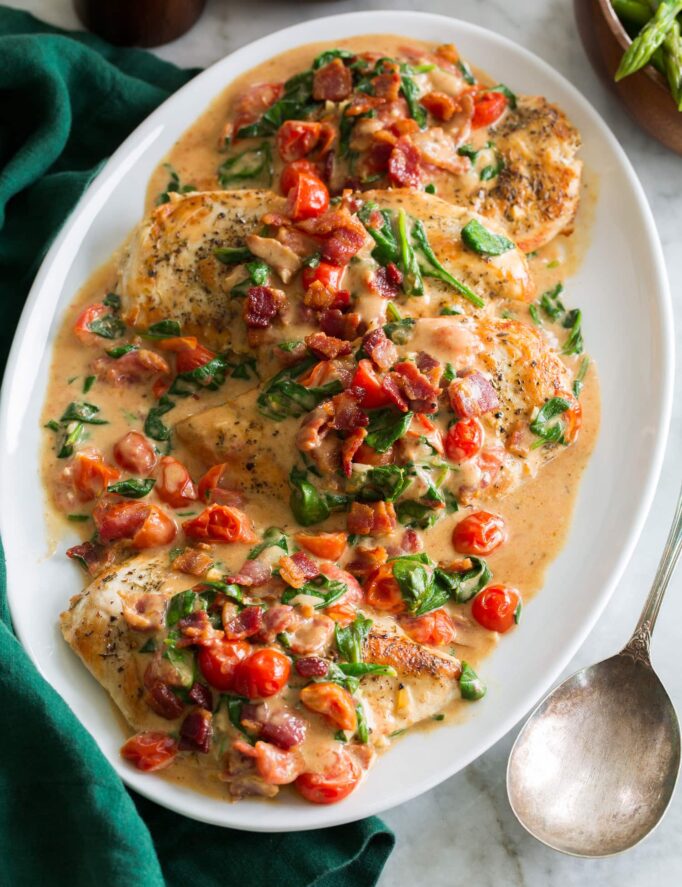Chicken Florentine Recipe Cooking Classy