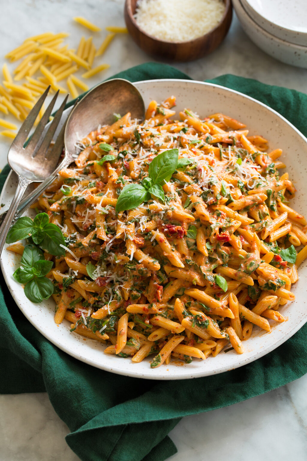 Creamy Sun Dried Tomato Pasta - Cooking Classy