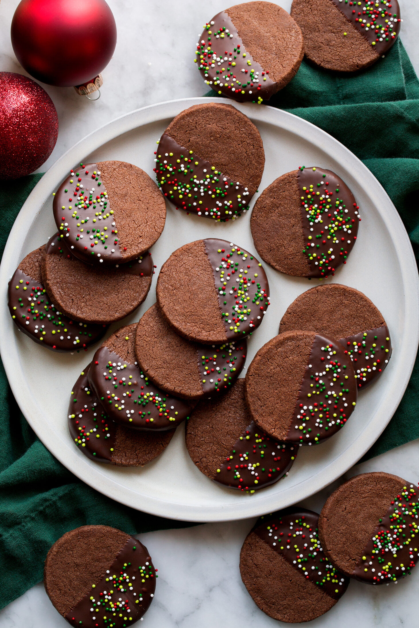 Chocolate Shortbread Cookies - Cooking Classy