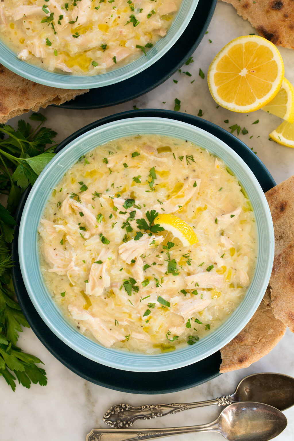 Avgolemono Soup (Greek Lemon Chicken Soup) - Cooking Classy