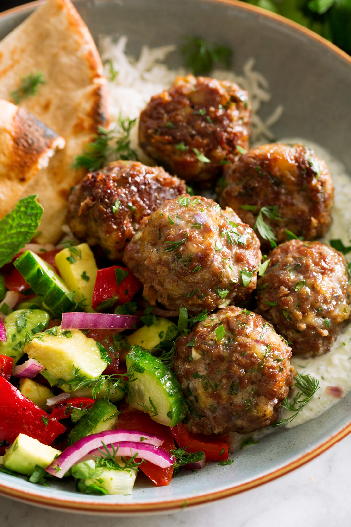Greek Meatballs (Keftedes) - Cooking Classy