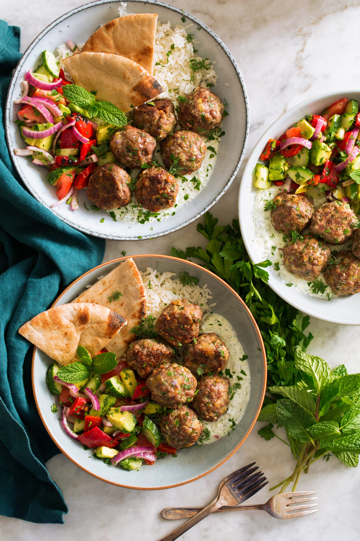 Greek Meatballs (Keftedes) - Cooking Classy