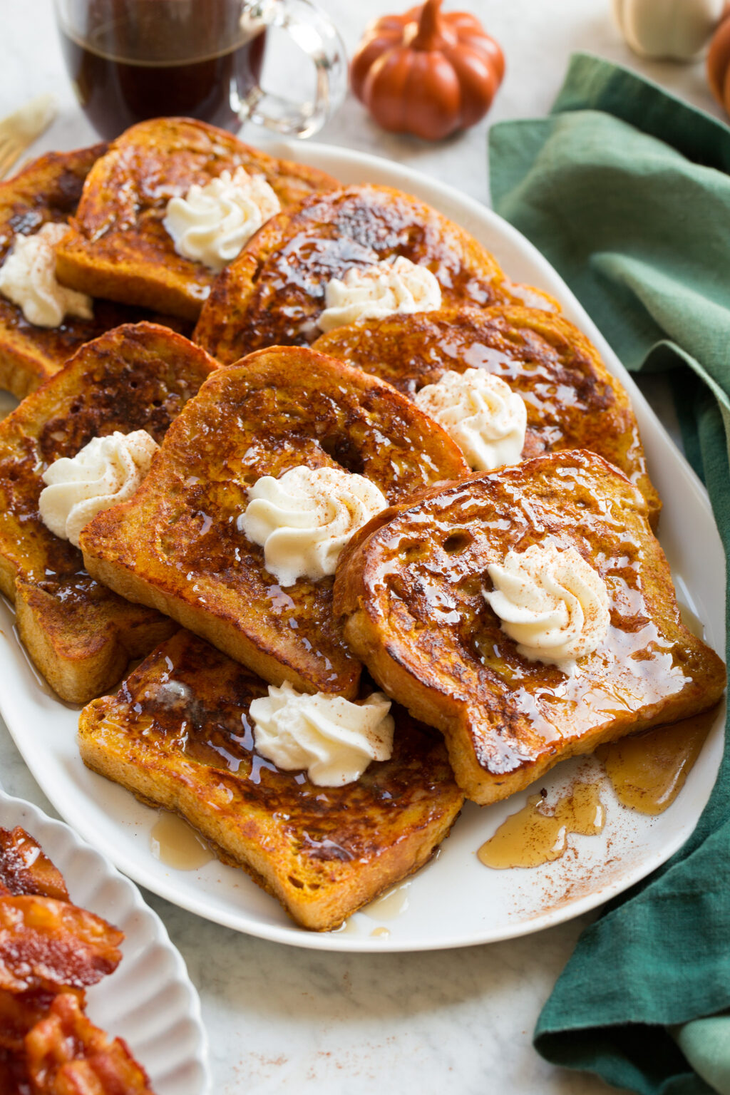 Pumpkin French Toast - Cooking Classy