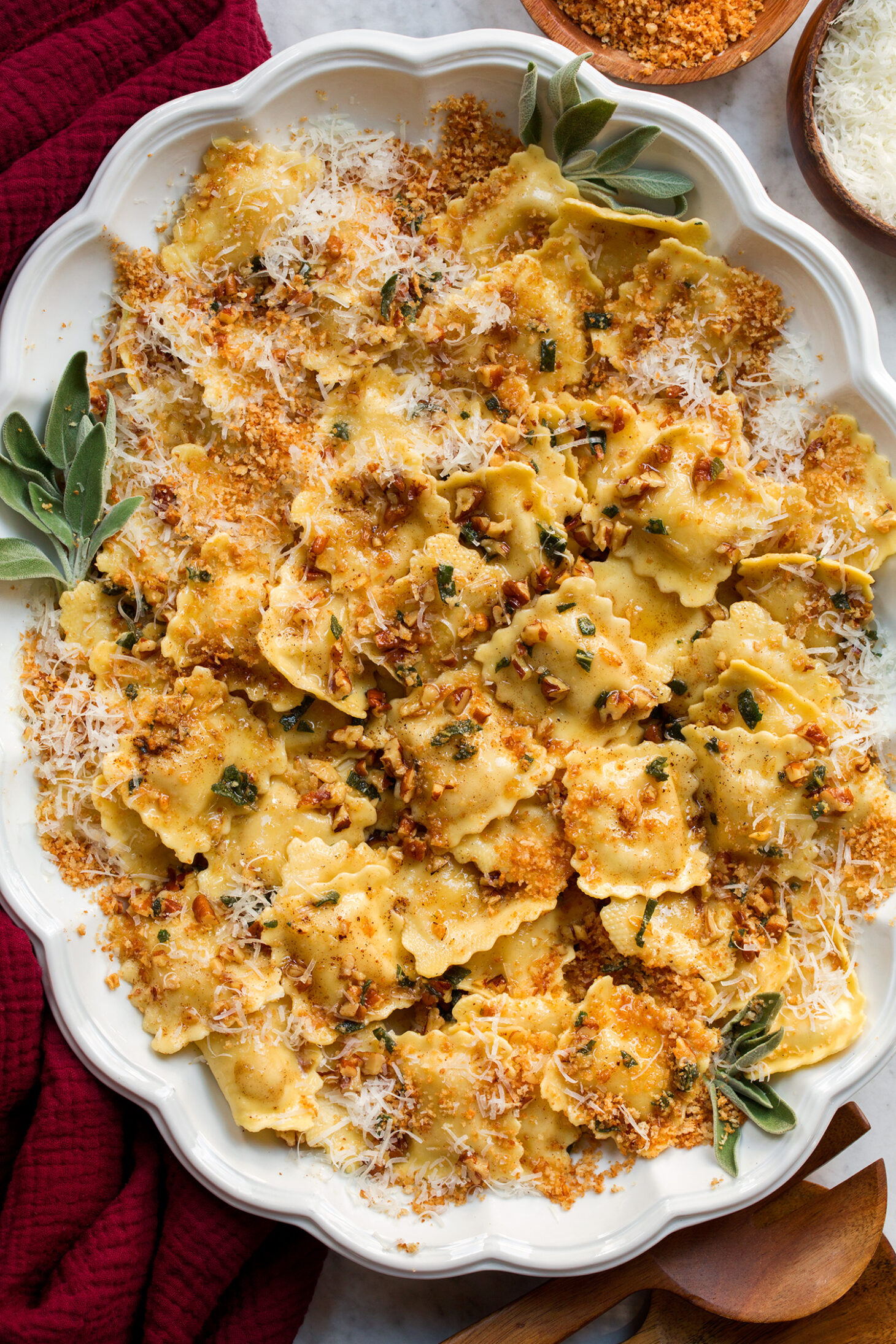 Browned Butter Sage Sauce for Ravioli - Cooking Classy