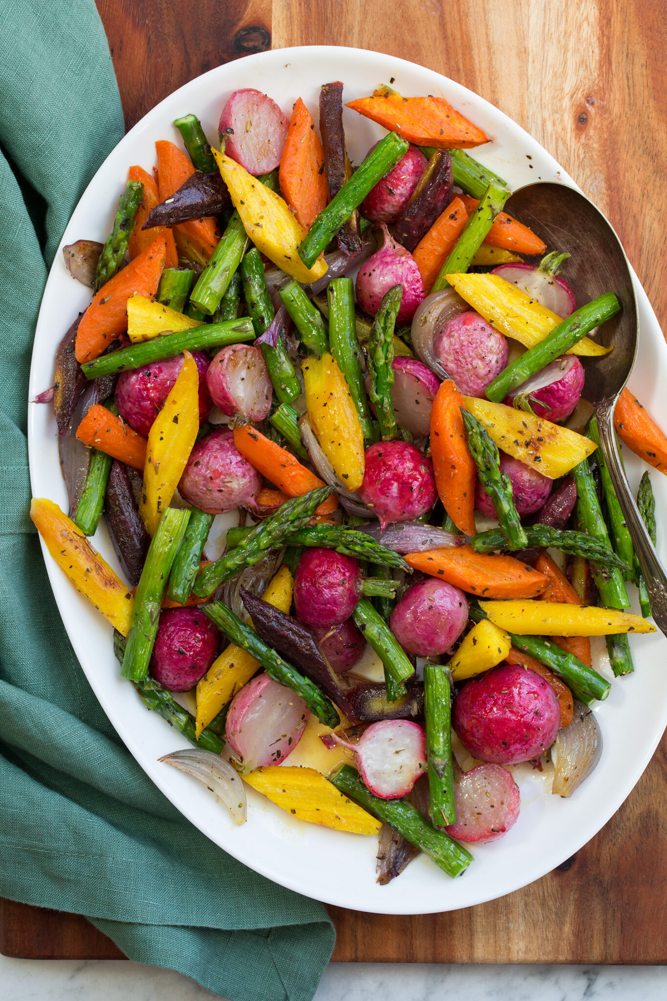 Roasted Spring Vegetables - Cooking Classy